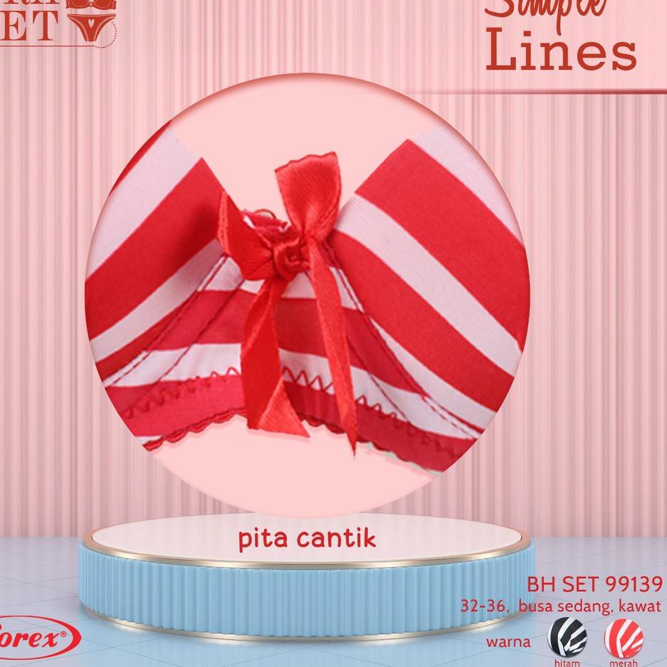 Jual D91H Bra Set Simple Lines Kawat Busa Sedang, Cup Setara Cup B Kait ...