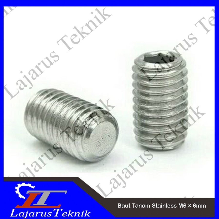 Baut Tanam Stainless M6 × 6mm | Shopee Indonesia