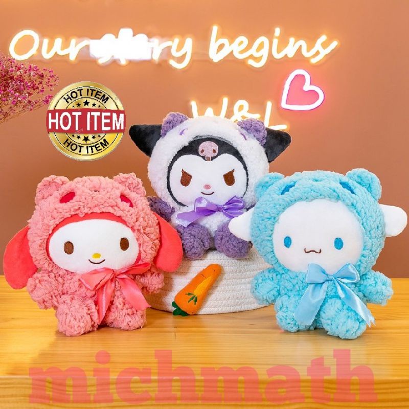 Jual Boneka Sanrio besar impor Kuromi My Melody Cinnamoroll hello ktty cinamorol kado mainan ...