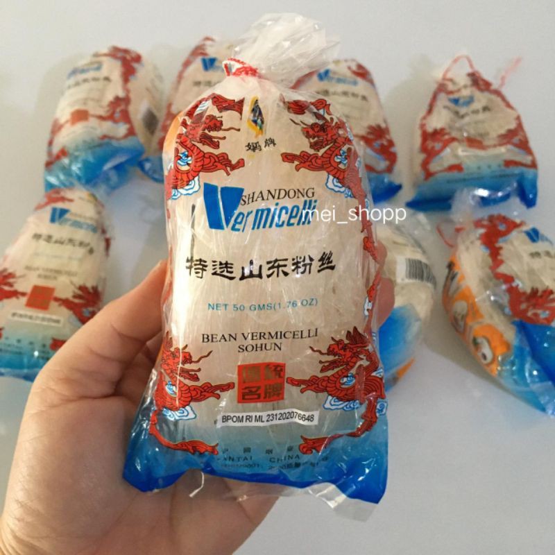 SOHUN NAGA BEAN VERMICELI TANGHUN- MIE SOHUN 50GRAM PER BUNGKUS IMPORT ...