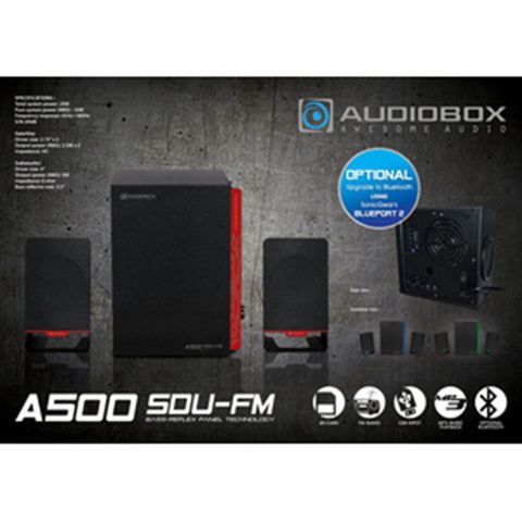 Jual SPEAKER AUDIOBOX A500 SDU RED | Shopee Indonesia