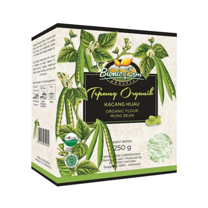 Jual Bionic Farm Tepung Kacang Hijau MPASI 250gr (exp 26/11/22 ...