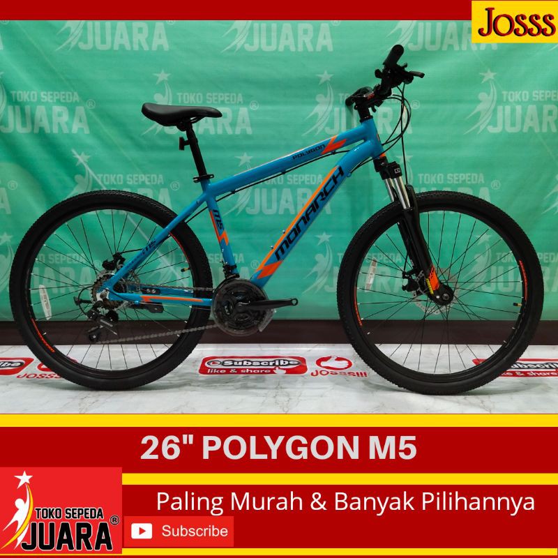 Jual SEPEDA GUNUNG POLYGON MONARCH 5.0 M5 MTB 26 | Shopee Indonesia