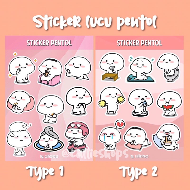 Jual STIKER LUCU MURAH PENTOL | Shopee Indonesia