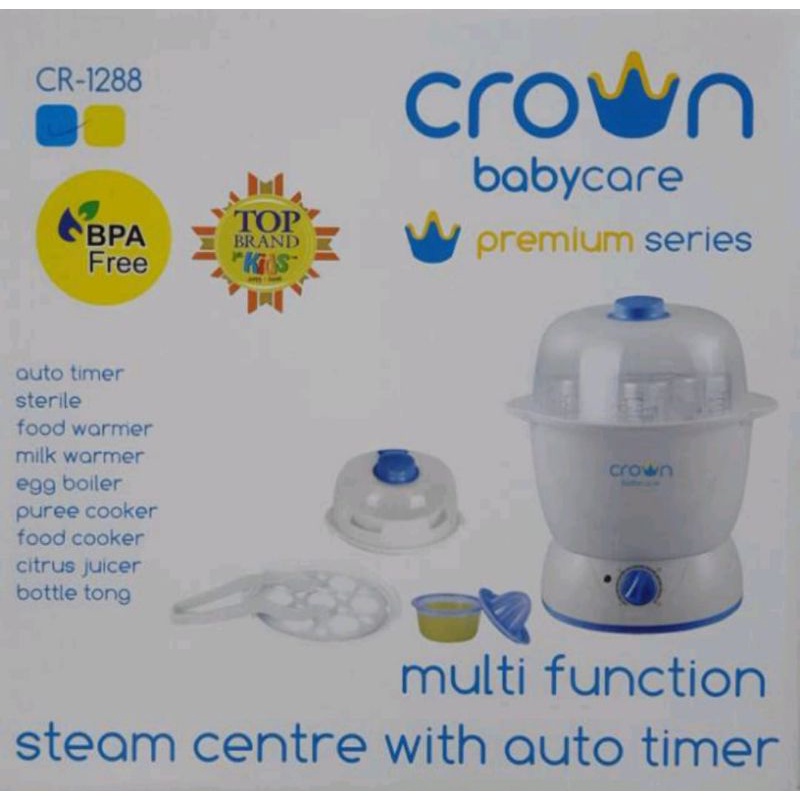 Jual Sterilizer/Pemanas Botol Multifungsi Crown CR1288 | Shopee Indonesia