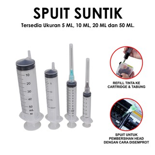Jual Spuit 50 ML 50ML 50 CC 50CC Dan Selang Pembersih Head Indonesia ...