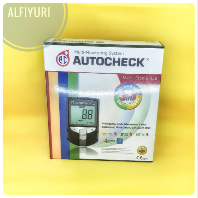 Jual Alat AUTOCHECK GCU autocek 3IN1 / ALAT AUTO CHECK CEK GULA ...