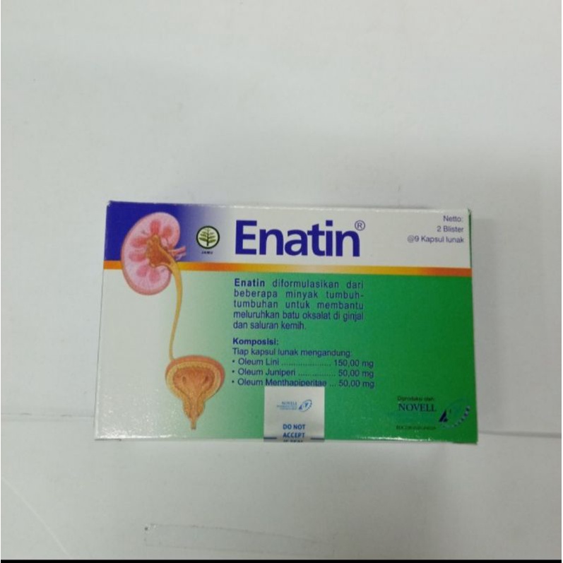 Jual enatin harga per box isi 2blister untuk hancurin batu ginjal batu ...