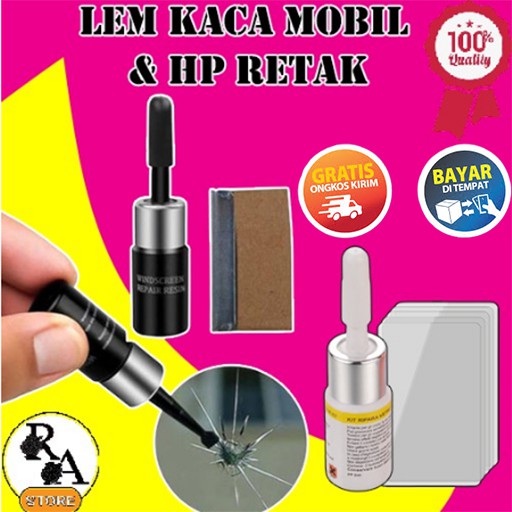 Jual LEM Kaca Mobil & Layar Hp Retak GLASS REPAIR | Shopee Indonesia