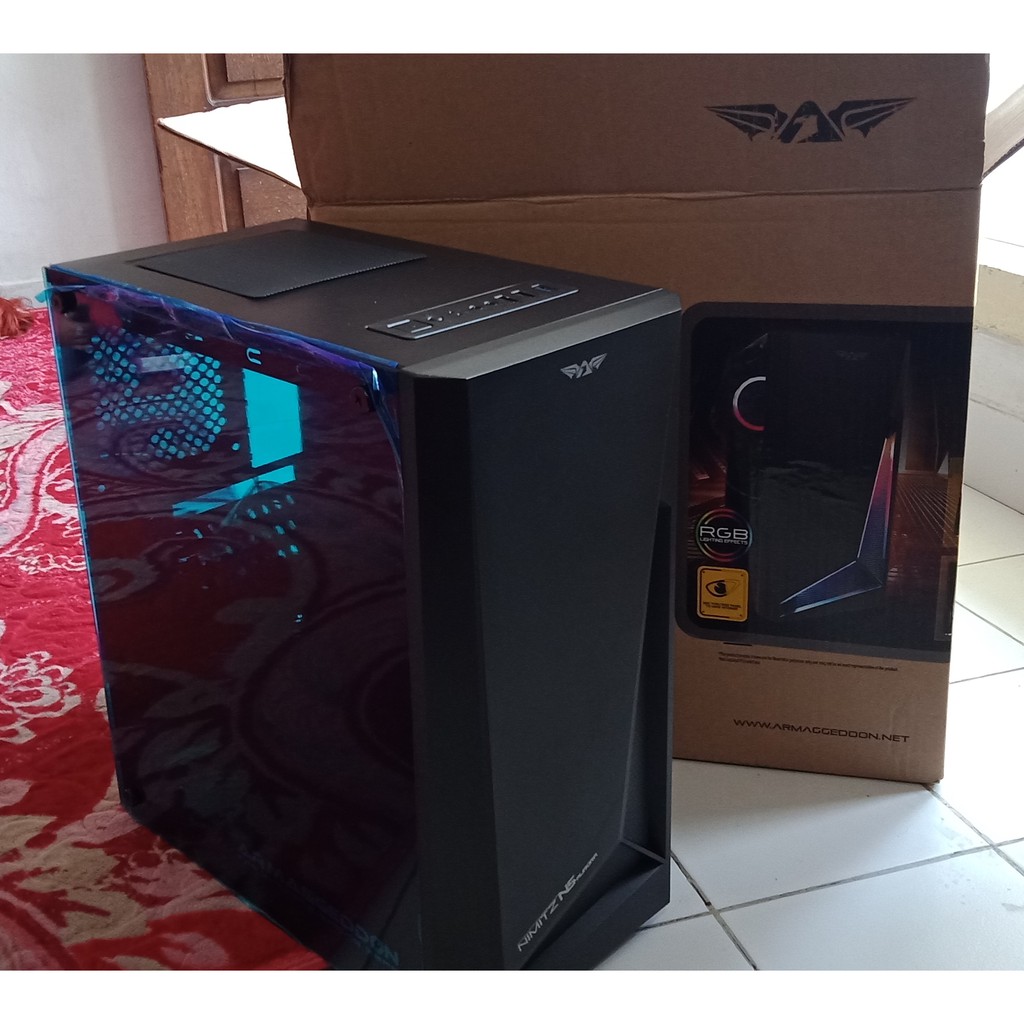 Jual Casing Armaggeddon Nimitz N5 Aurora Micro ATX Gaming PC Case ...