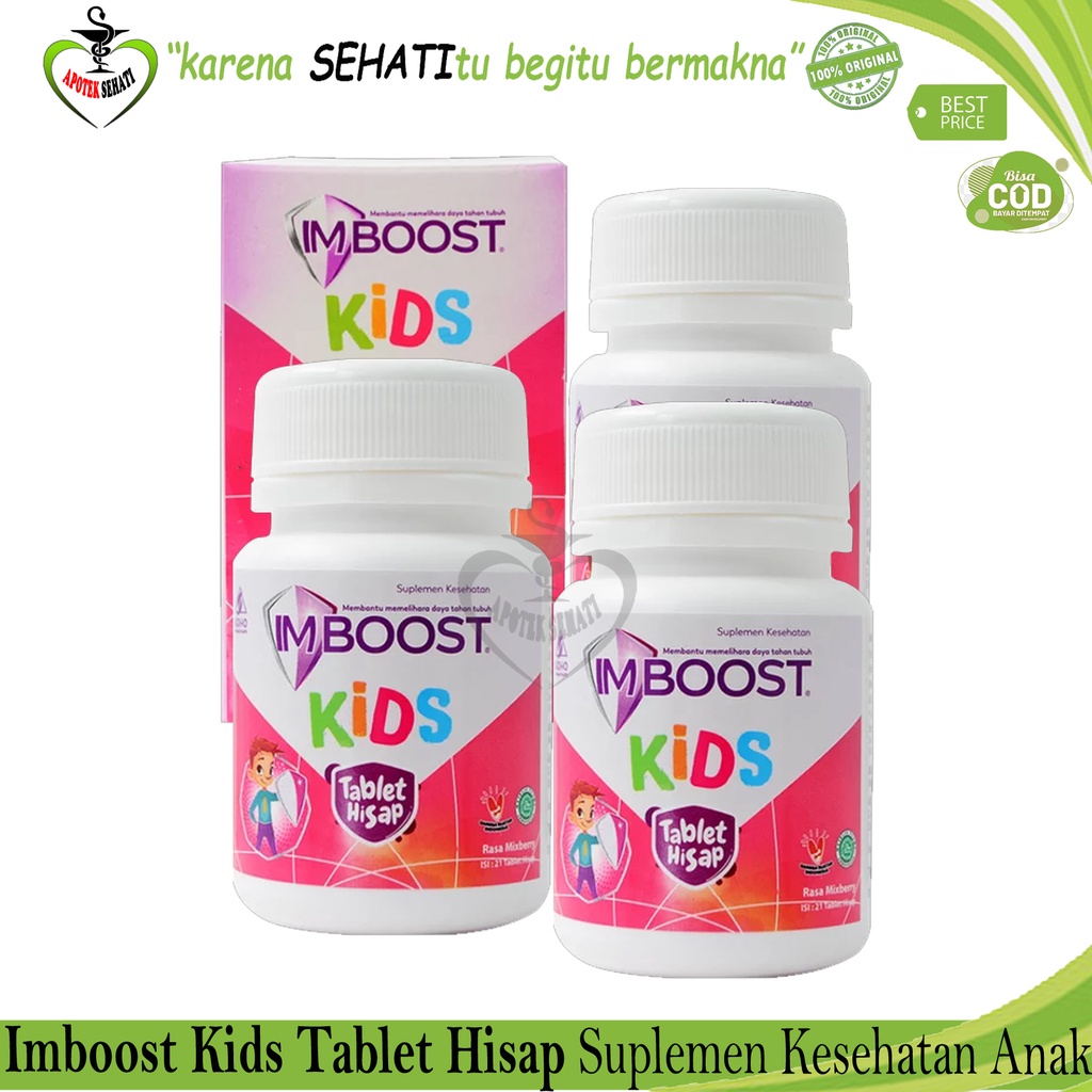 Jual IM BOOST IMBOOST TABLET HISAP MULTIVITAMIN DAYA TAHAN TUBUH ANAK ...