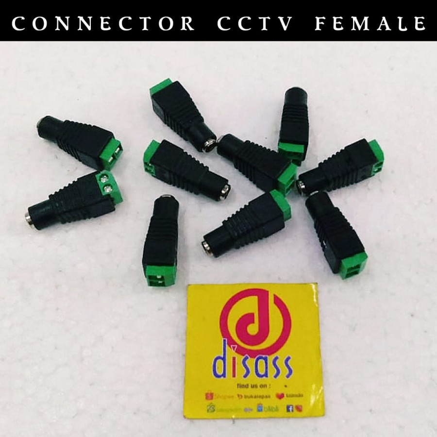 Jual CONNECTOR CCTV FEMALE KONEKTOR POWER CCTV - DISASS JOGJA | Shopee ...