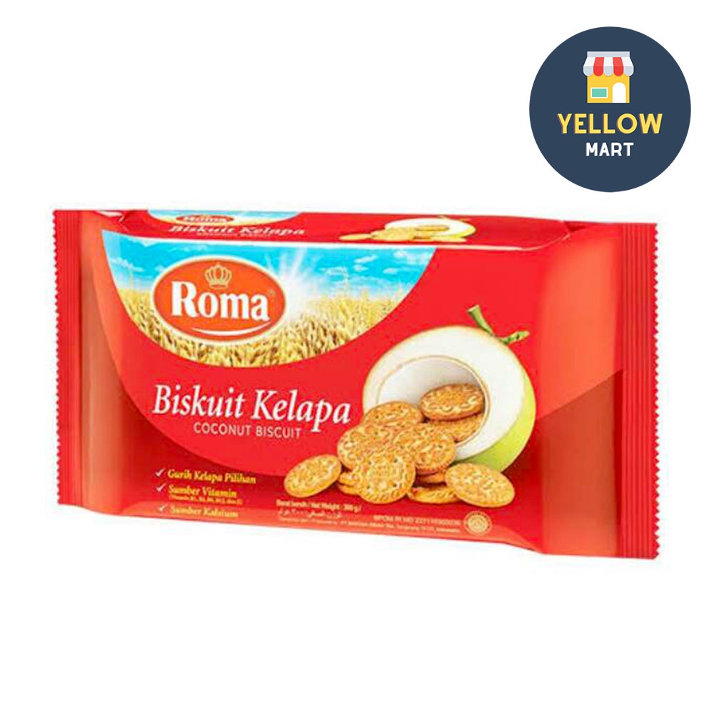 Jual Roma Biskuit Kelapa Snack 300 Gram | Shopee Indonesia