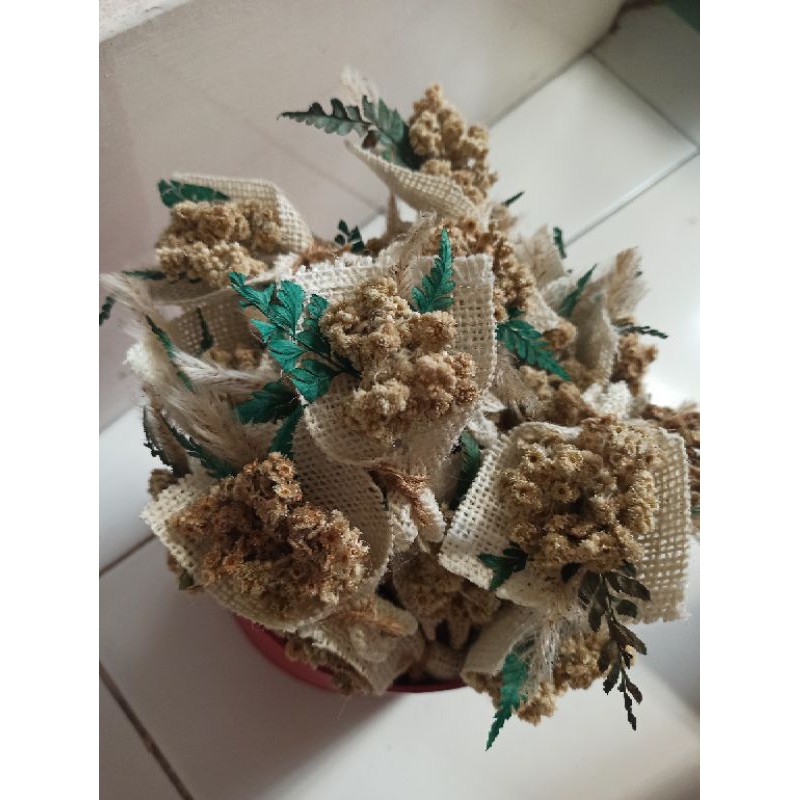 Jual Mini Buket Bunga Rustic / Flower Bouquet | Shopee Indonesia