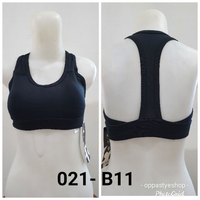 Jual Oppa Style Shop Premium Sport Bra Basic Motif Running Training Gym ...