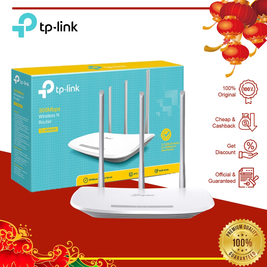 Jual TP LINK TL WR845N ROUTER WIFI 300Mbps Original Wifi Wireless N TP ...