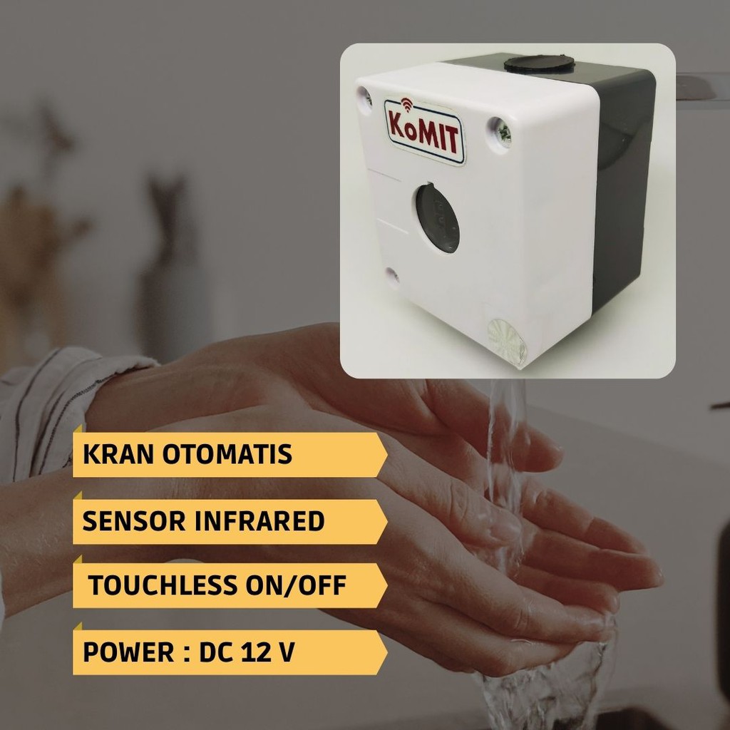 Jual Kran Otomatis Wudhu Wastafel ON OFF Automatic Smart Water Sensor ...