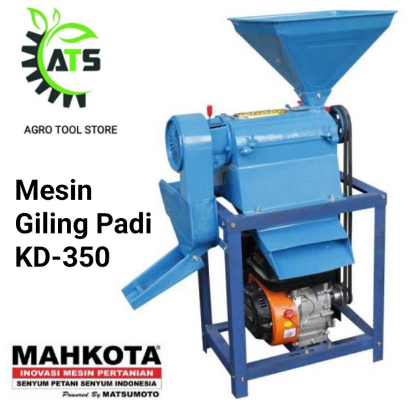 Jual Mesin Selep Giling Padi Jadi Beras Mahkota KD350 Siap Pakai ...