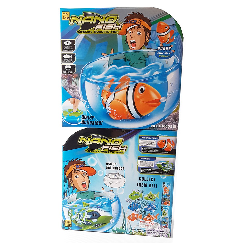 Jual Aquarium Dan Ikan Robot BO - Nano Robotic Fish - Ages 3+ | Shopee ...