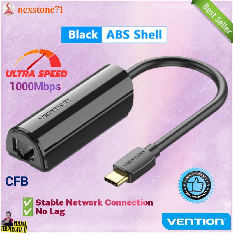 Jual Usb Type C to LAN RJ45 Gigabit Ethernet Network1000Mbps | Shopee ...