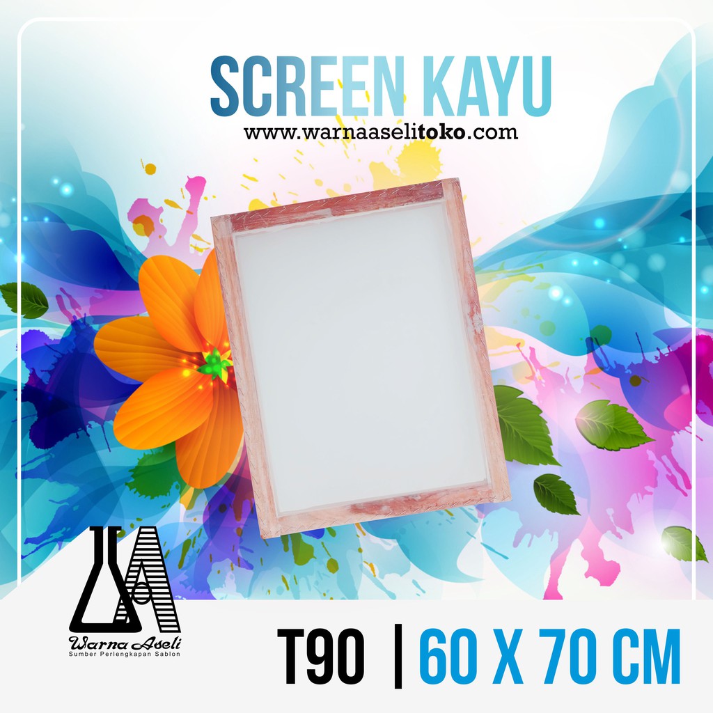 Jual Screen Sablon Kayu T90 60 X 70 Cm | Shopee Indonesia