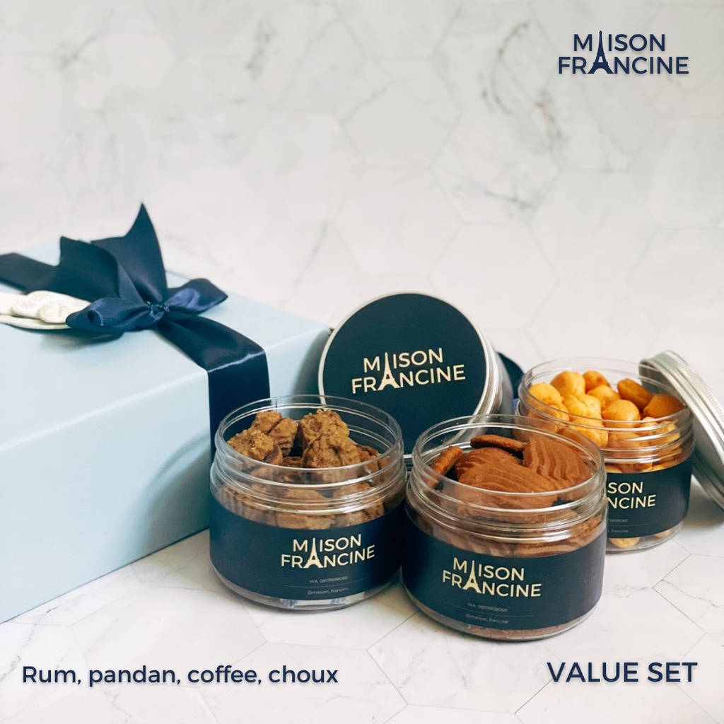 Jual Hampers kue kering Wijsman - MAISON FRANCINE premium cookies ...