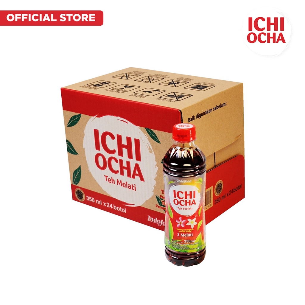 Jual ICHI OCHA Minuman Teh Melati 350ml x 24 Pcs (1 Karton) | Shopee Indonesia