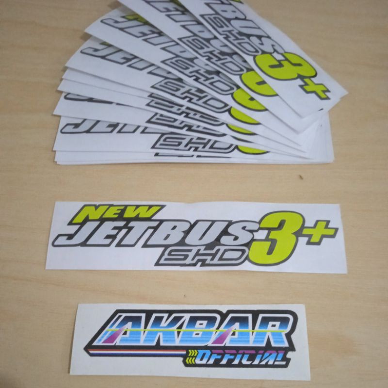 Jual stiker cutting new jetbus 3+ shd | Shopee Indonesia