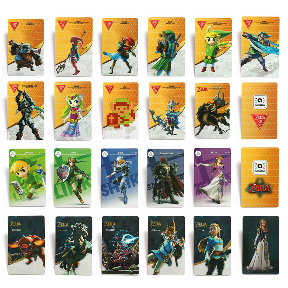 Jual 22Pcs Amiibo NFC Card Clone The Link of Zelda BOTW Nintendo Switch ...