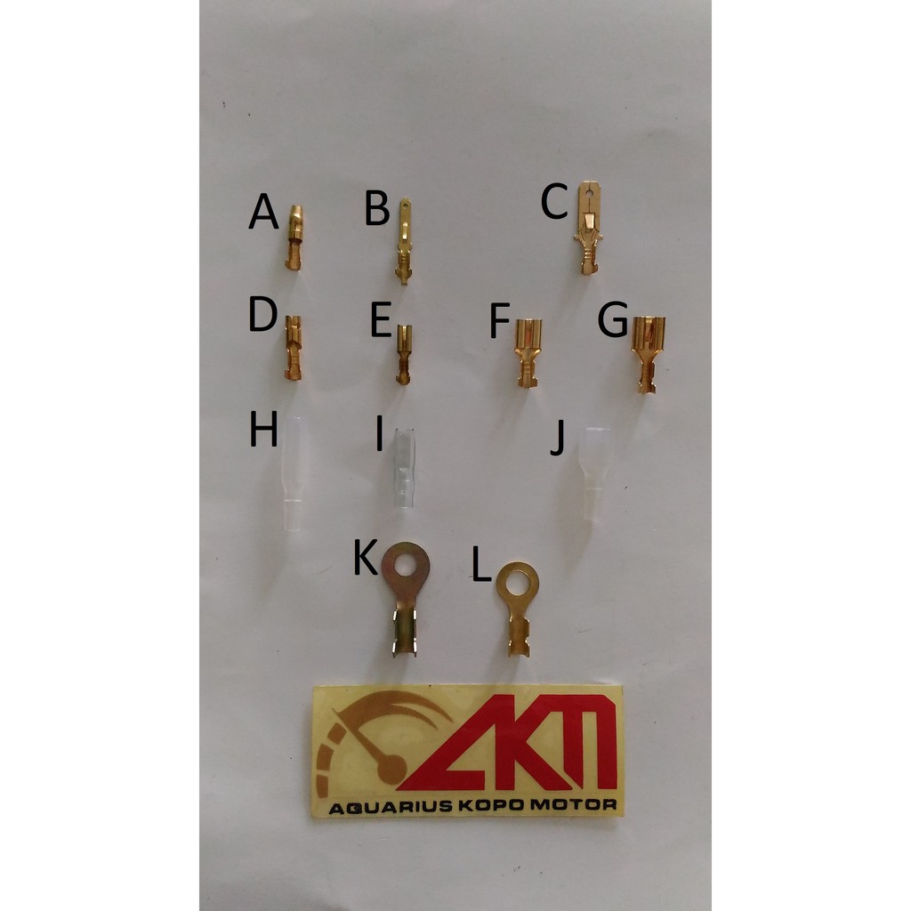 Jual Skun Kabel Terminal Kuningan Kondom Isolator Karet Penutup ...
