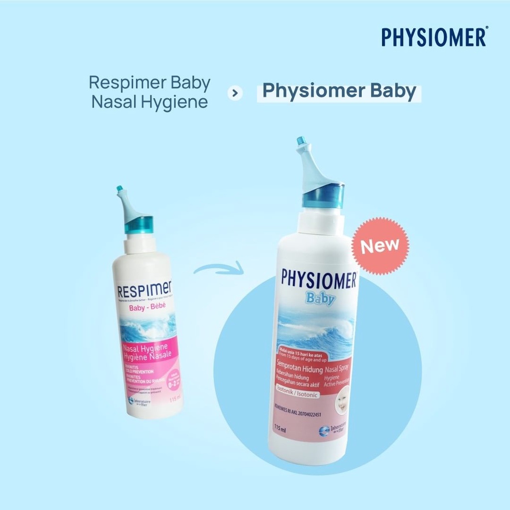 Jual Physiomer Baby/Respimer Baby Nasal Hygiene 115ml | Shopee Indonesia