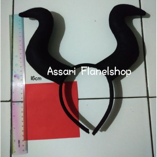 Bando tanduk devil maleficent halloween | Shopee Indonesia
