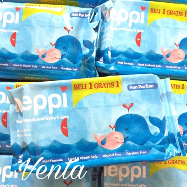 Jual Neppi Baby Wipes 50 Sheet/Neppi Tissue Basah/Tisu Basah | Shopee ...