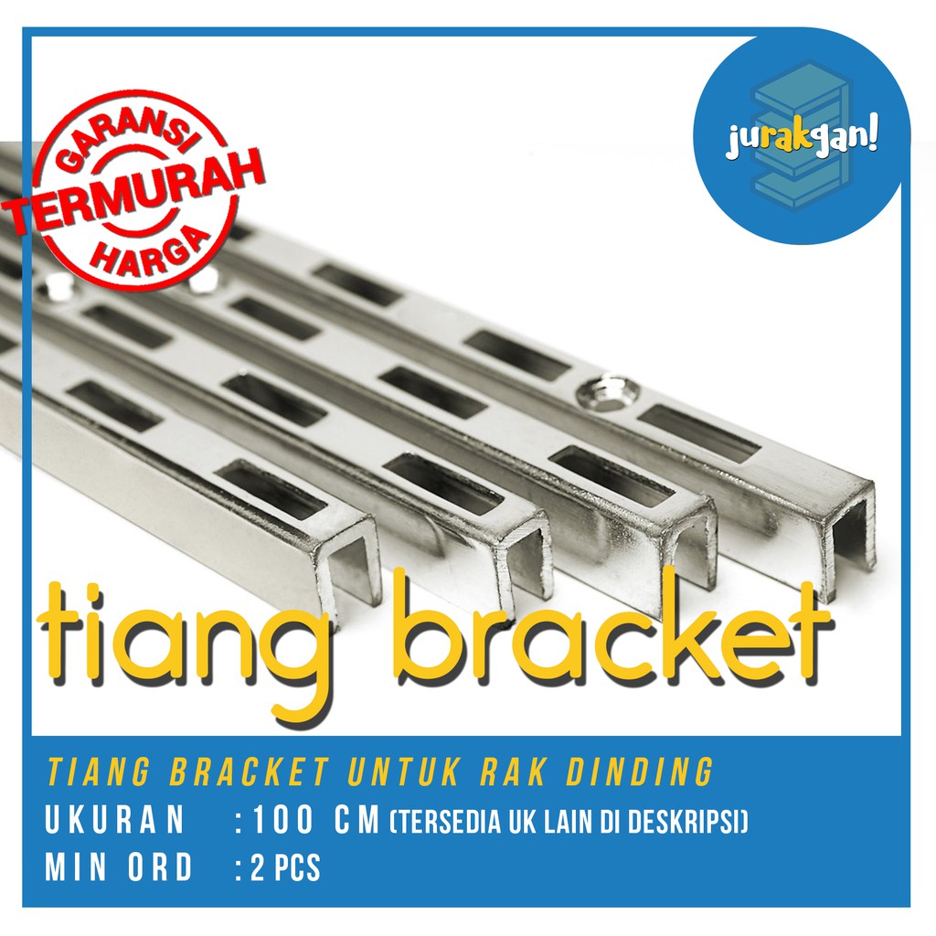 Jual Tiang bracket rak kaca/kayu berbagai ukuran TERMURAH!! | Shopee ...