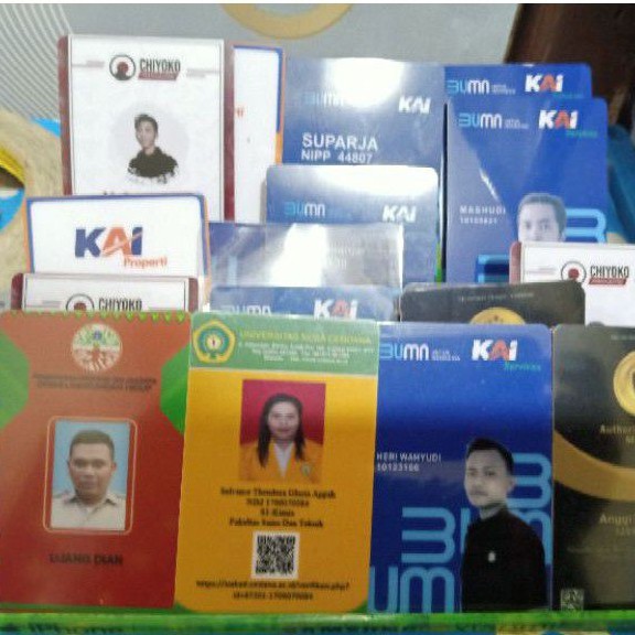 Jual Cetak Id Card PVC Satuan-Murah Berkualitas Proses cepat | Shopee ...