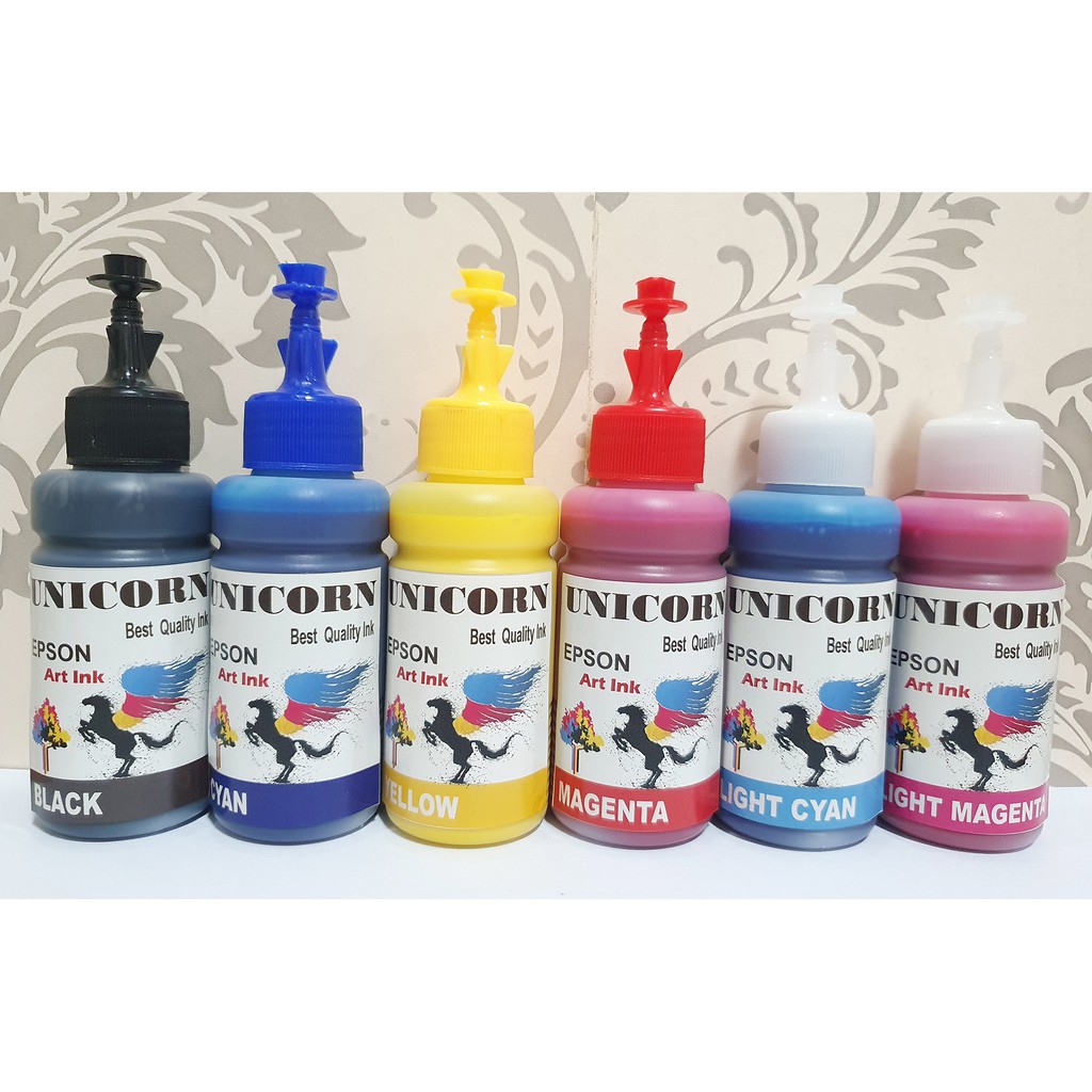 Jual Paket Tinta Epson Art Paper Unicorn Ink Best Photo Quality ( 1 ...