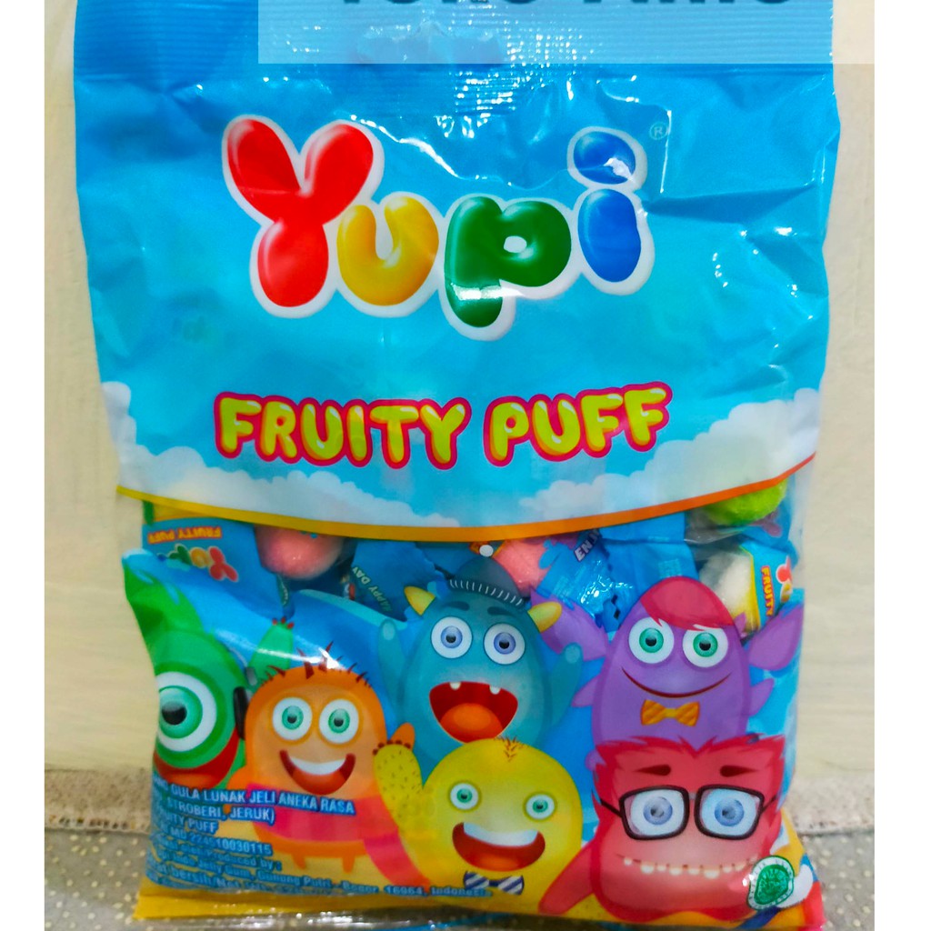 Jual Yupi Fruity Puff 120 gram | Shopee Indonesia