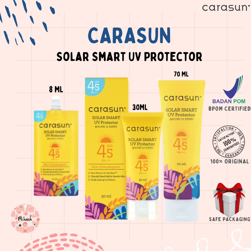 Jual Carasun Solar Smart UV Protector 30ML | 70ML Indonesia|Shopee Indonesia