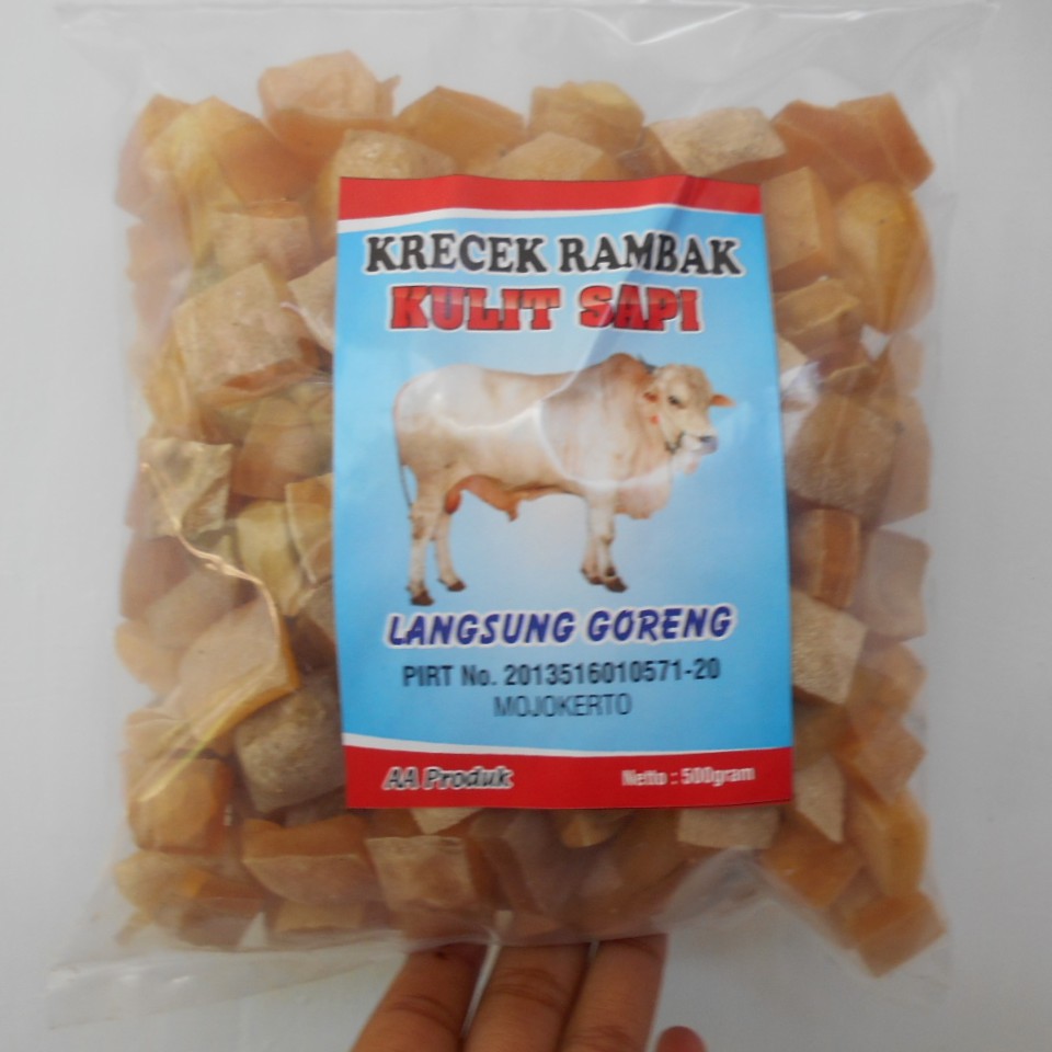 Jual Krecek/Krupuk rambak sapi mentah kotak kecil | Shopee Indonesia