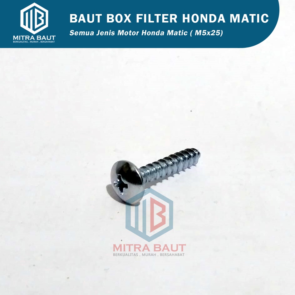 Jual Baut Box Filter Honda Matic M5x25 | Shopee Indonesia