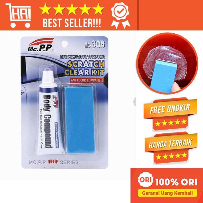 Jual COMPOUND MOBIL WAX STRACTH ORIGINAL POLES PENGHILANG BARET BODY ...