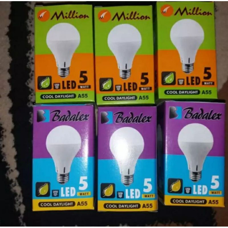 Jual LAMPU LED WARNA PUTIH/COOL DAYLIGHT 5 WATT Indonesia|Shopee Indonesia