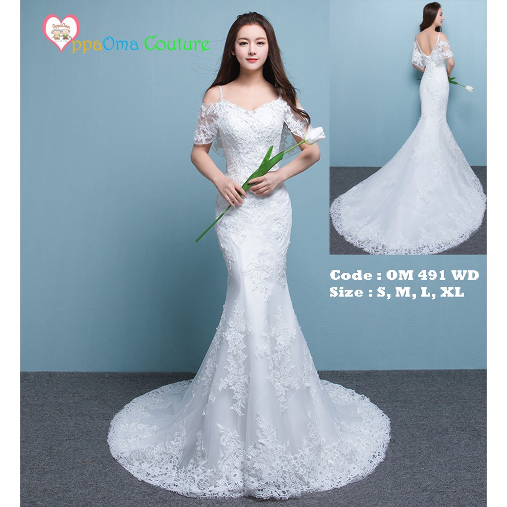 Gaun Pengantin Model Putri Duyung - Model Gaun Pengantin