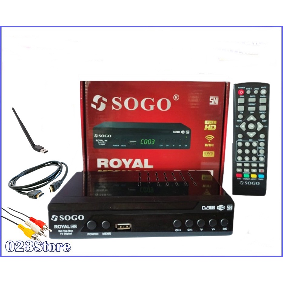 Jual STB / Set Top Box SOGO DVB T2-01 TV Siaran Digital Receiver STB ...