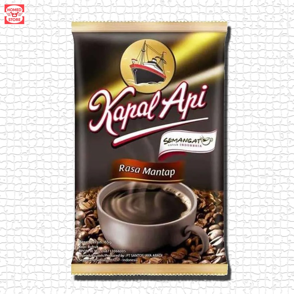 Jual Kopi Kapal Api Rasa Mantap 65 gr | Shopee Indonesia