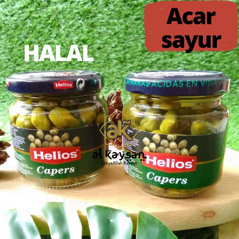Jual ACAR SAYUR HELIOS CAPERS 145gr | Shopee Indonesia