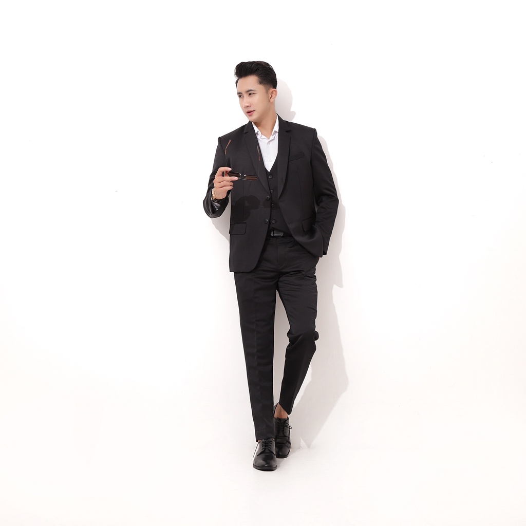 Jual Goldy Outfit Setelan Jas Celana & Rompi Hitam - Peaky series ...