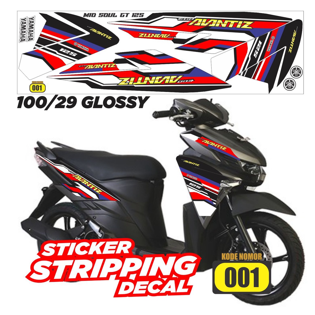 Jual Sticker Decal Striping Yamaha Mio soul gt 125 2015-2019 Variasi ...
