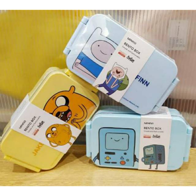Jual ( PROMO MINISO ) Adventure Time Bento box miniso | Shopee Indonesia