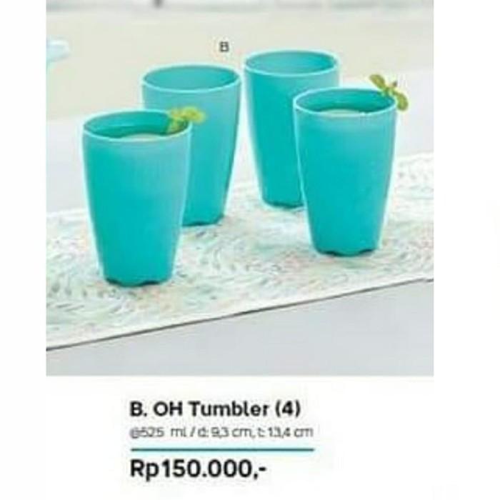 Jual [ PRODUK ASLI PREMIUM ] OH Tumbler tupperware 525ml Gelas ...